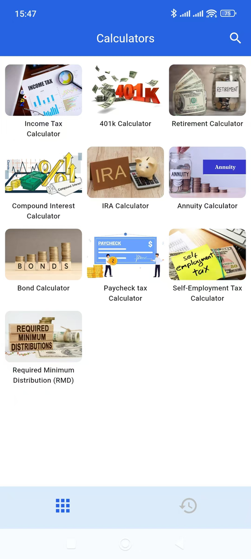 Tax and Financial Calculators
